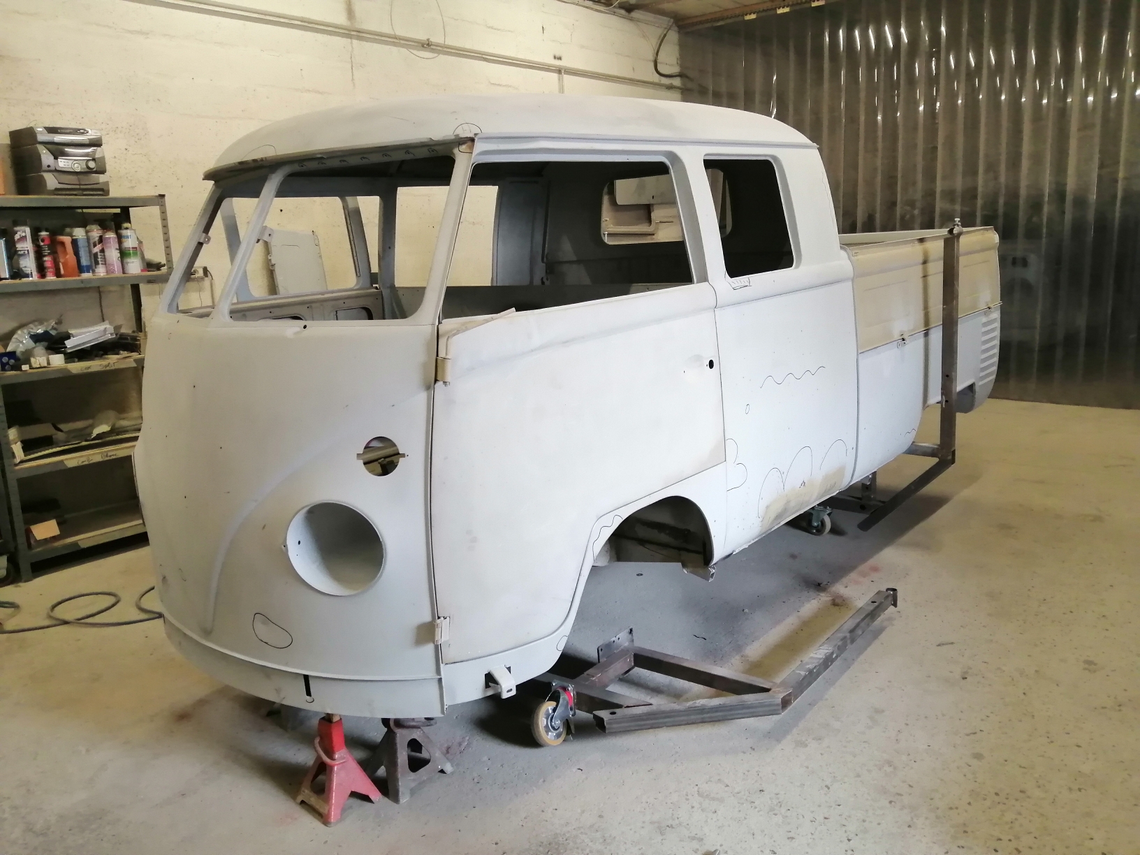 Restauration combi split double cabine. - Schmecko | Spécialiste VW aircooled